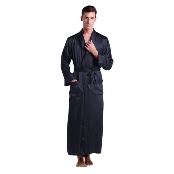 Lilysilk | Other | 22 Momme Contra Full Length Silk Robe Size Xxl In ...